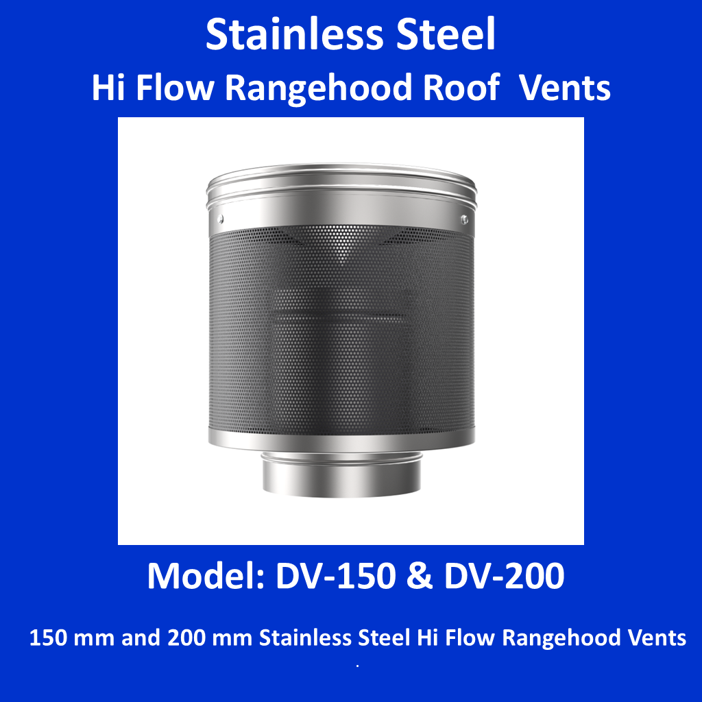 Hi Flow Stainless Steel Rangehood Vents – Dragon Vents Australia