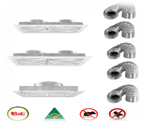 Eaves venting kit-1 Rangehood-4 Ceiling Exhaust Fans – Dragon Vents ...